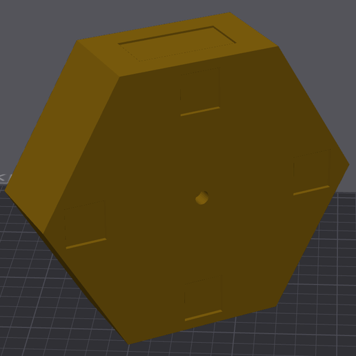 🏆 Trophy Base - Hexagon・ STL File for 3D printing・Cults