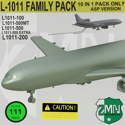 👪 L-1011（家庭装）一体机・文件用于 STL 三维打印・Cults