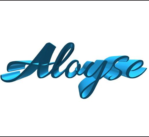 Fichier STL Aloyse 🎨 ・Plan pour imprimante 3D à télécharger・Cults