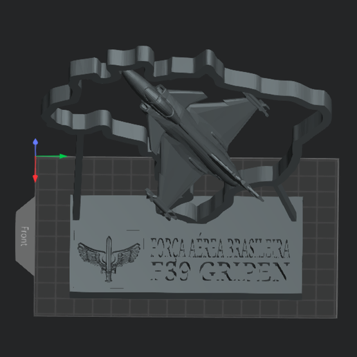 🪞 F39 GRIPEN Brasil・ STL File for 3D printing・Cults