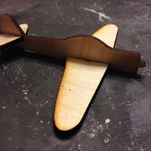 🛩️ Laser cut Japanese Zero・Free 3D File for ・Cults