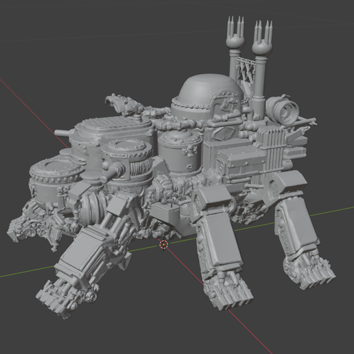 🤖 Mobile Fortress Walker・Free STL File for 3D printing・Cults
