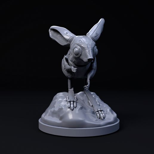 3D file Jerboa mecha robot 32mm scale pre-supported 🤖 ・3D printing ...