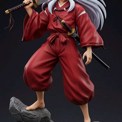 🗡️ Inuyasha( 3 models)・ STL File for 3D printing・Cults