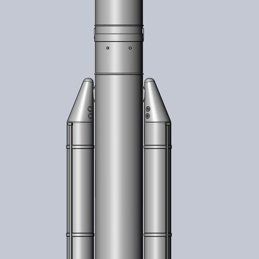 STL file Ariane 5 Rocket Printable Miniature 🚀 (OBJ, 3MF, DXF, and STEP ...
