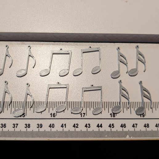 🎵 Music notes assortment・Impresión 3D con la impresora 3D Bambu a1・Cults