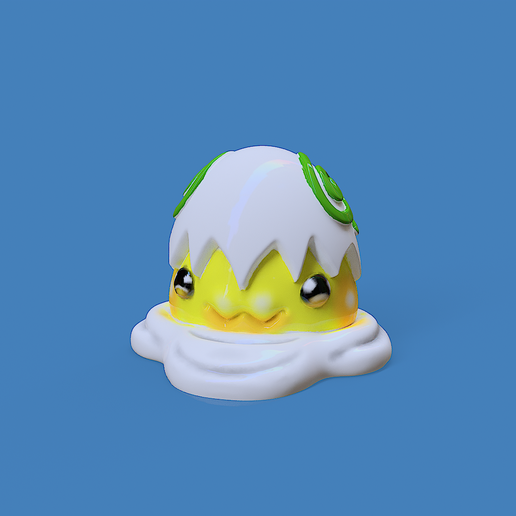 🐉 Yolkmon・Free STL File for 3D printing・Cults