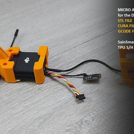🖼️ Micro Apex 4 Frame Mounts DJI 03 Air Unit + GPS MOUNTING (Digital ...