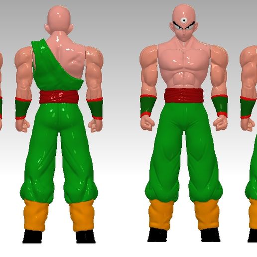 STL file TENSHIN HAN & CHAOZ SUPER BATTLE COLLECTION FIGURE 🦸 ・3D ...