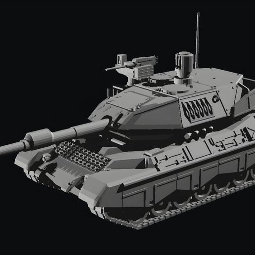 Stl File Leopard 1 Hitfact 2 Turret Greek Modernization Program 🐆 ・3d