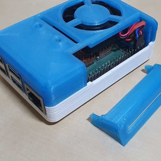🖥️ Raspberry PI 4 Case (GPIO access, Fusion 360 model, Fan 30 and 40mm ...