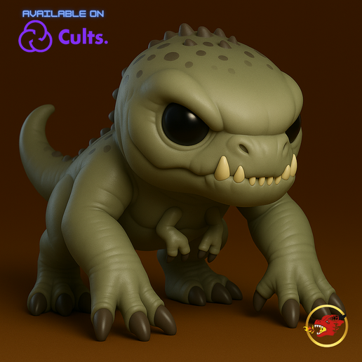 D-Rex - Animated STL🧬🔥🦖💥・ STL File for 3D printing・Cults