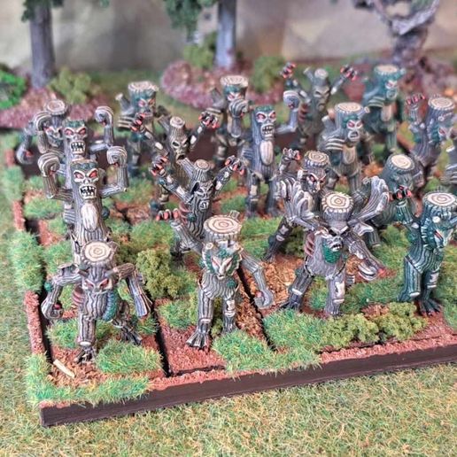 🪵 Wood Elf Dryads・Free STL File for 3D printing・Cults