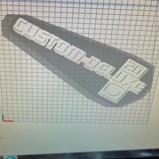 🚗 Replica emblem for older Chev trucks "Custom Deluxe" series・ STL File ...