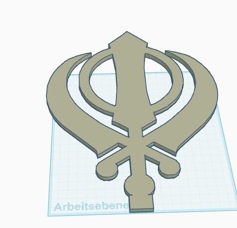 🇮🇳 khanda sikhism stand India religion・ STL File for 3D printing・Cults