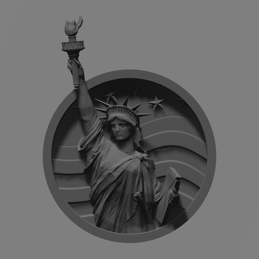 STL file Statue of Liberty stl cnc design 🗽 ・Model to download and 3D ...