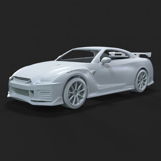 🚗 Nissan GTR Nismo R35・Archivo STL para Impresión 3D・Cults