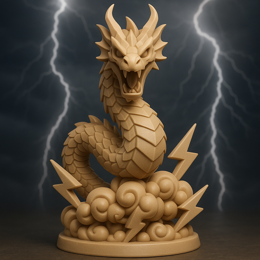 🎲 Meta RPG Storm Wyrm・ STL File for 3D printing・Cults