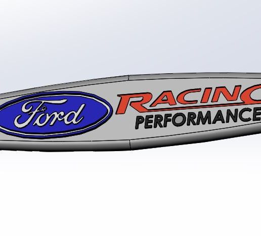STL file ford Racing performance logo 🚙 ・3D print design to download・Cults