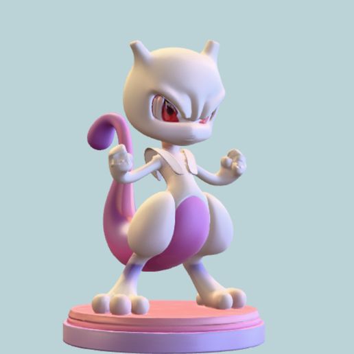 🎨 Mewtwo obj printable fan art pokemon (3d model)・ OBJ File for 3D ...