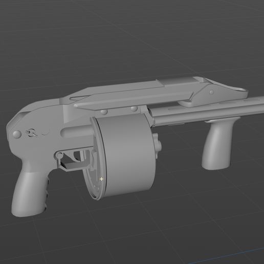 OBJ file Digital model of the South African Striker shotgun 🗺️ ・3D ...