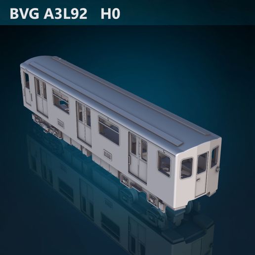 🇩🇪 BVG A3L92 H0・ STL File for 3D printing・Cults