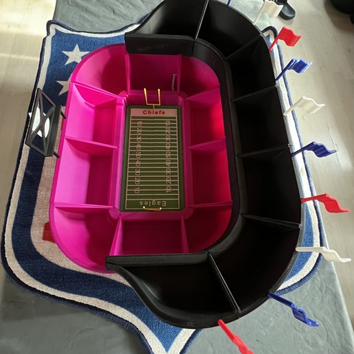 3D printing Snack Stadium for the Super Bowl (Food Stadium, Snack ...