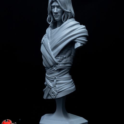 👤 Bust of Progressive healer・ STL File for 3D printing・Cults