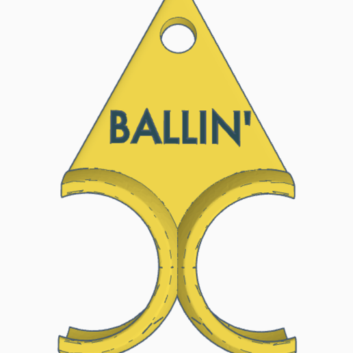 🏌️ BALLIN' - GOLF BALL AND TEE HOLDER・ STL File for 3D printing・Cults