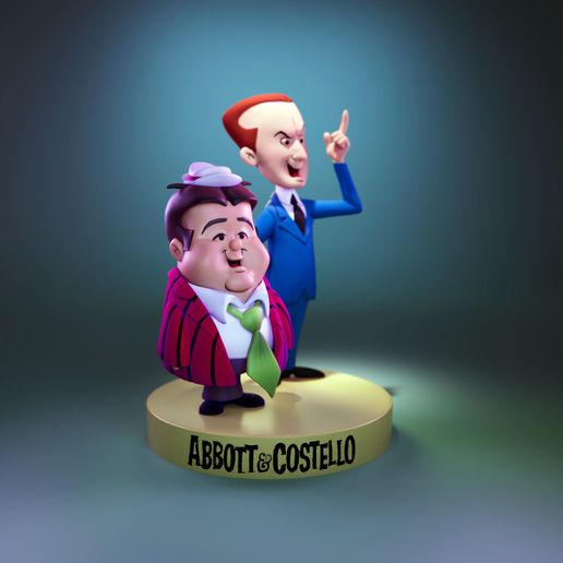 👾 Abbott And Costello・ 3D File for 3D printing・Cults