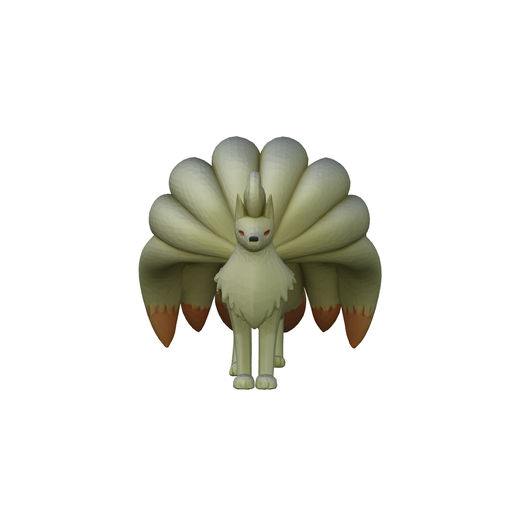 STL file Ninetales Pokemon 🐉 ・Model to download and 3D print・Cults