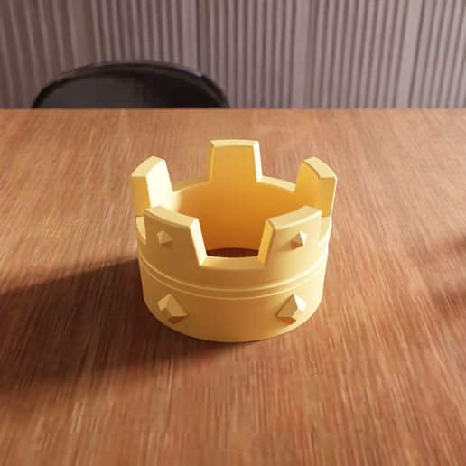 👑 3D Toy Crown Decor STL File - 078・ STL File for 3D printing・Cults
