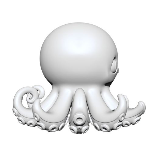 🐙 Octopus・ STL File for 3D printing・Cults