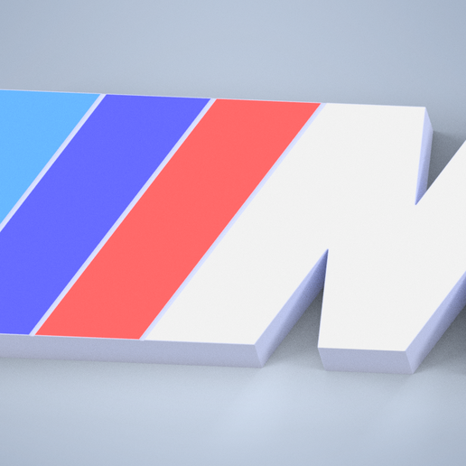 STL file BMW M Logo Keychain 🗝️ ・3D print design to download・Cults