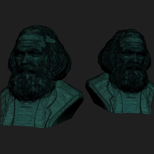 STL file karl marx 🗿 (OBJ)・3D printing design to download・Cults