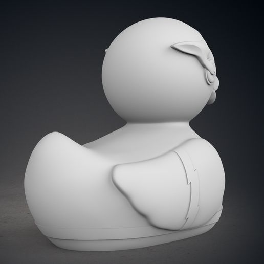 🦆 Cute The Flash Rubber Duck・ STL File for 3D printing・Cults