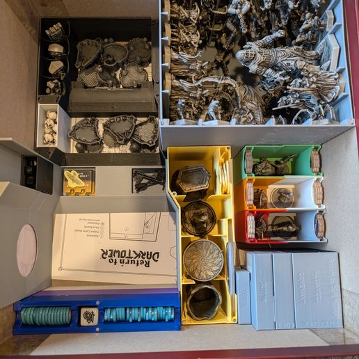 ♟ Return to Dark Tower game organizer - All In!・Free STL File for 3D ...