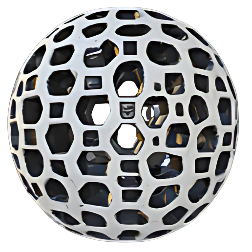 🔦 Voronoi Sphere Lamp Shade・ STL File for 3D printing・Cults