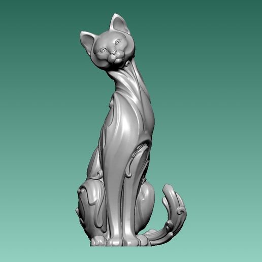 STL file Cat making pattern - 3D print 🐱 ・3D printing design to ...