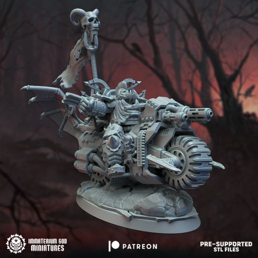 🧛 Vampire rider (hero)・ 3D File for 3D printing・Cults