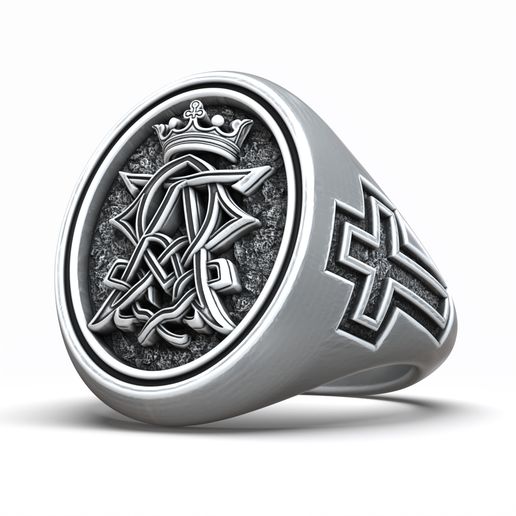 alpha omega cross ring