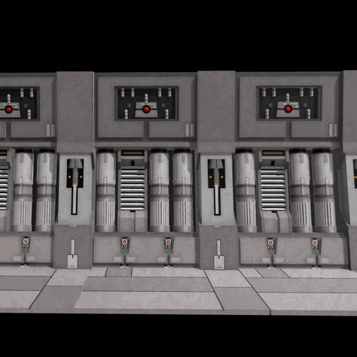 ⭐ Star Wars Invisible Hand Corridor Diorama for 3.75" and 6" figures ...