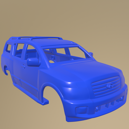 STL file Infiniti QX 2004 PRINTABLE CAR BODY 🚗 ・3D print design to ...