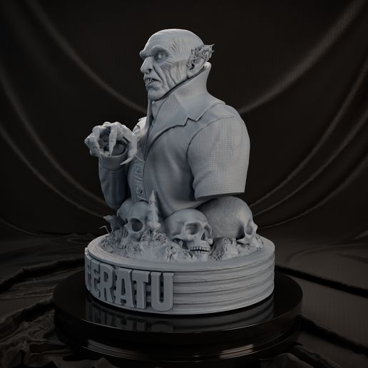 🧛 Nosferatu・ STL File for 3D printing・Cults