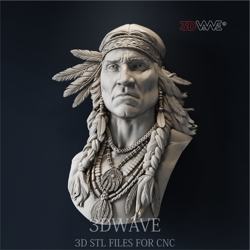 📁 NATIVE AMERICAN 3d stl file for CNC・ STL File for CNC machining ...