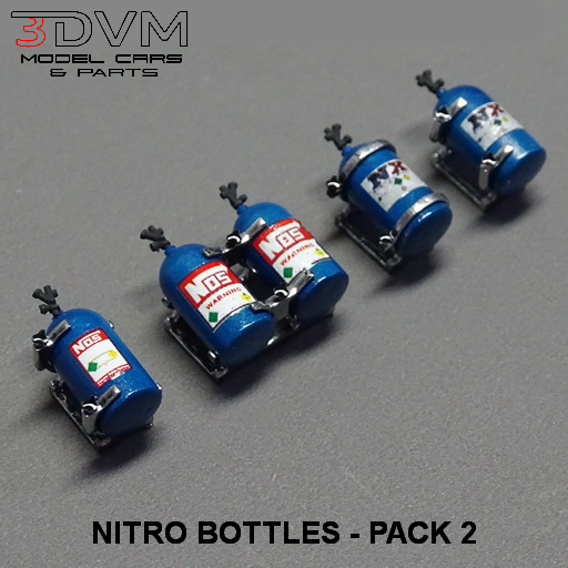 🍾 NITROUS BOTTLES (BIG) PACK 2・ 3D File for 3D printing・Cults