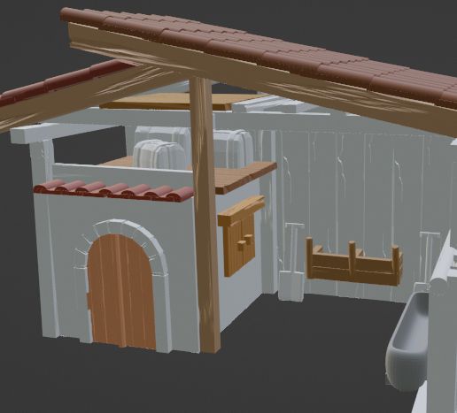 🐎 Horse stable. Stable・Archivo STL para ・Cults