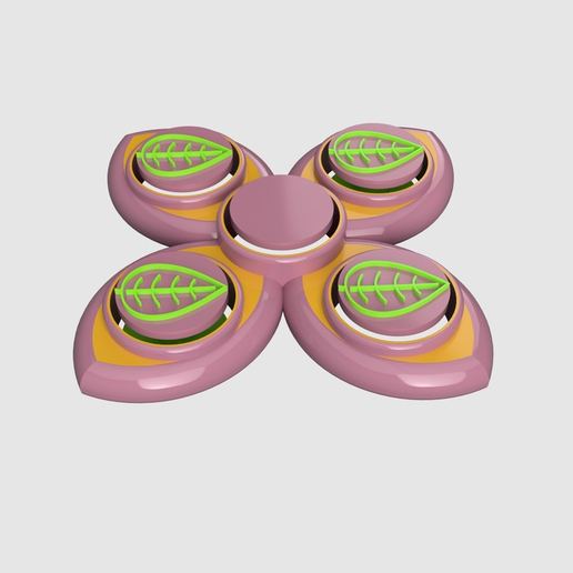 💐 Inov 3D Flower Power Quad・Free 3D File for ・Cults