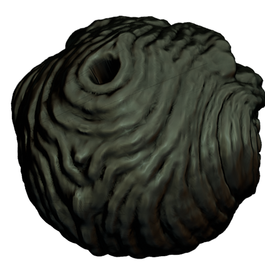 😀 Grinning moon・ STL File for 3D printing・Cults