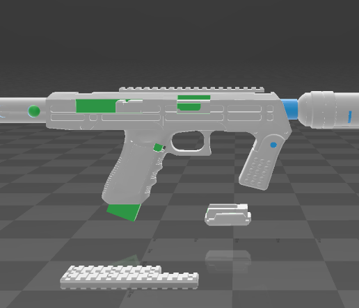 😇 HALO SMG GLOCK Conservation kit・ 3MF File for 3D printing・Cults